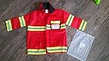 Born Toys Firefighter Costume for Kids w/Pants & Fireman Toys Dress Up ...