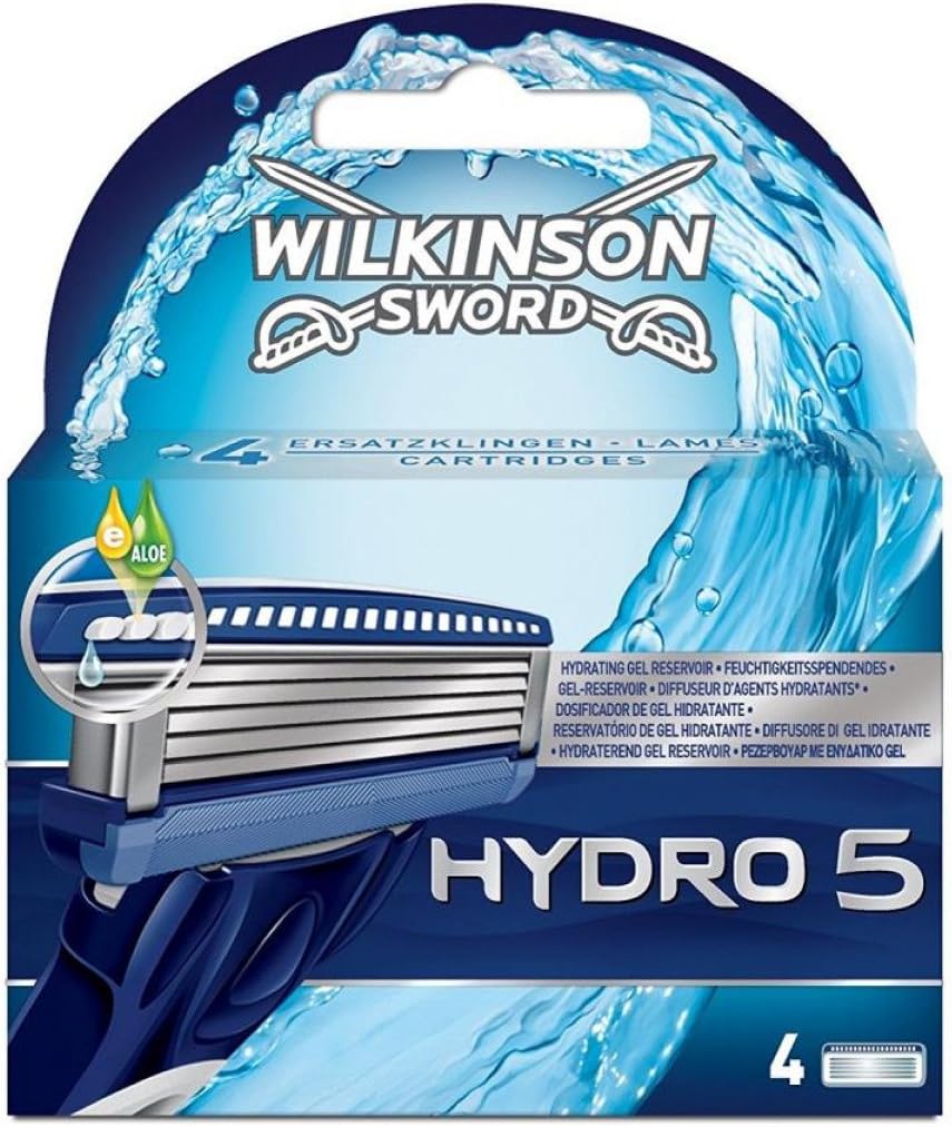 Wilkinson Sword Hydro 5 Razor Blades, Pack of 4 – BigaMart