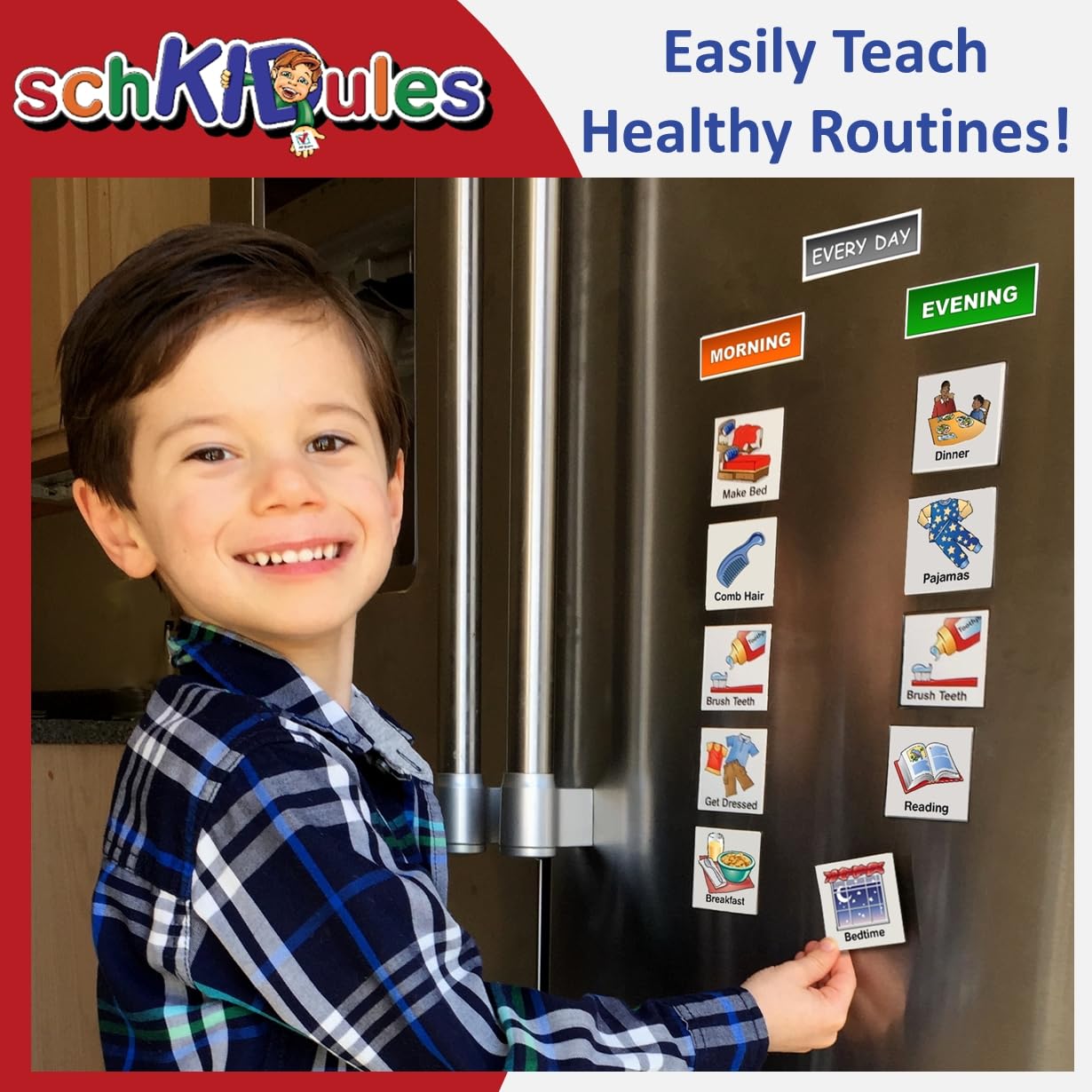Mua 153 pc Daily Visual Schedule Magnets for Kids-Create Healthy ...