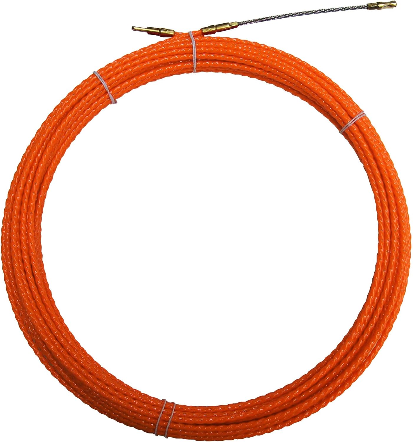 Helical Cable Pulling fishtape, Orange, Ø 4 mm, 30 Meters, with ...