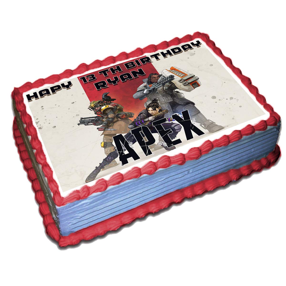 Apex Legends Cake Topper 1/2 11.7.5 x 17.5 Inches Birthday Cake Topper ...
