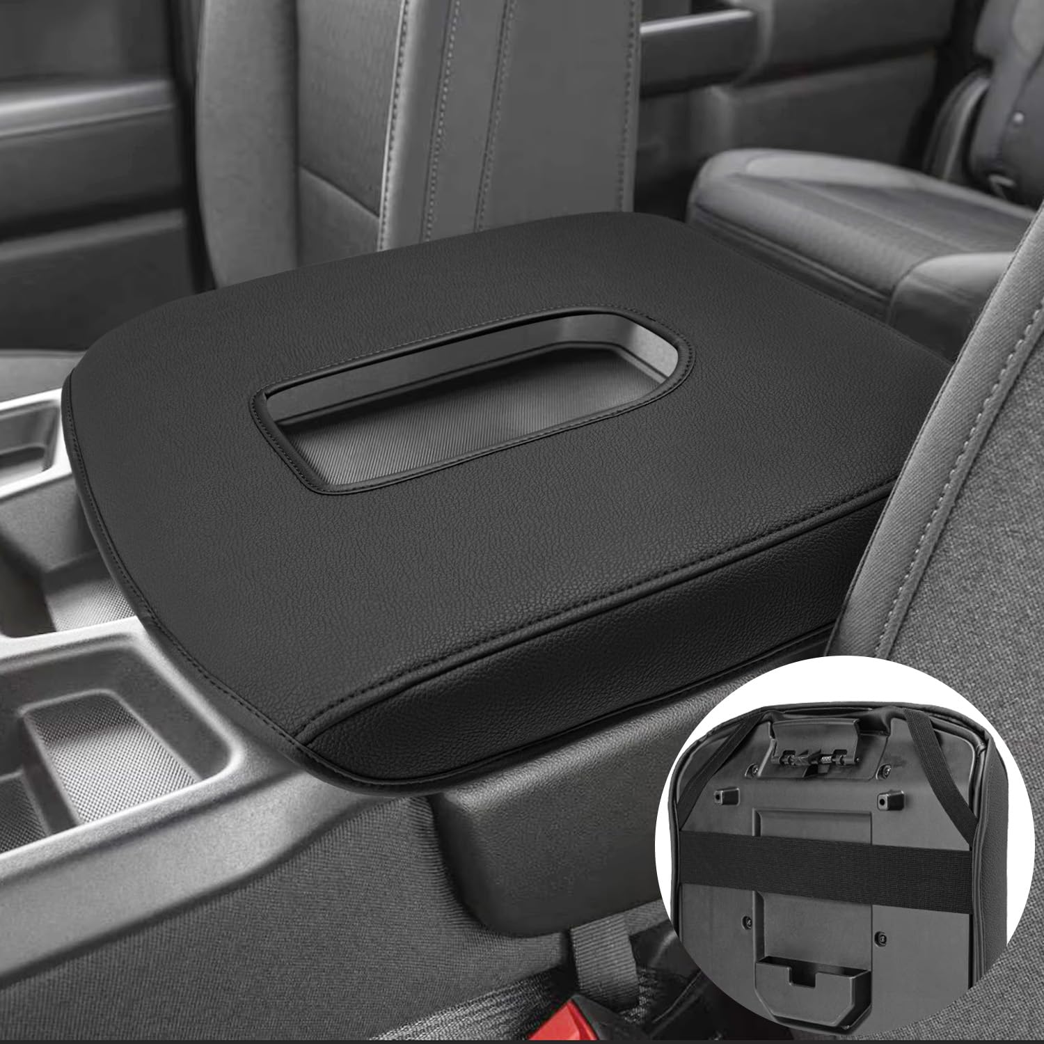 Center Console Cover For 2019-2025 Chevy Silverado & GMC Sierra 1500 ...