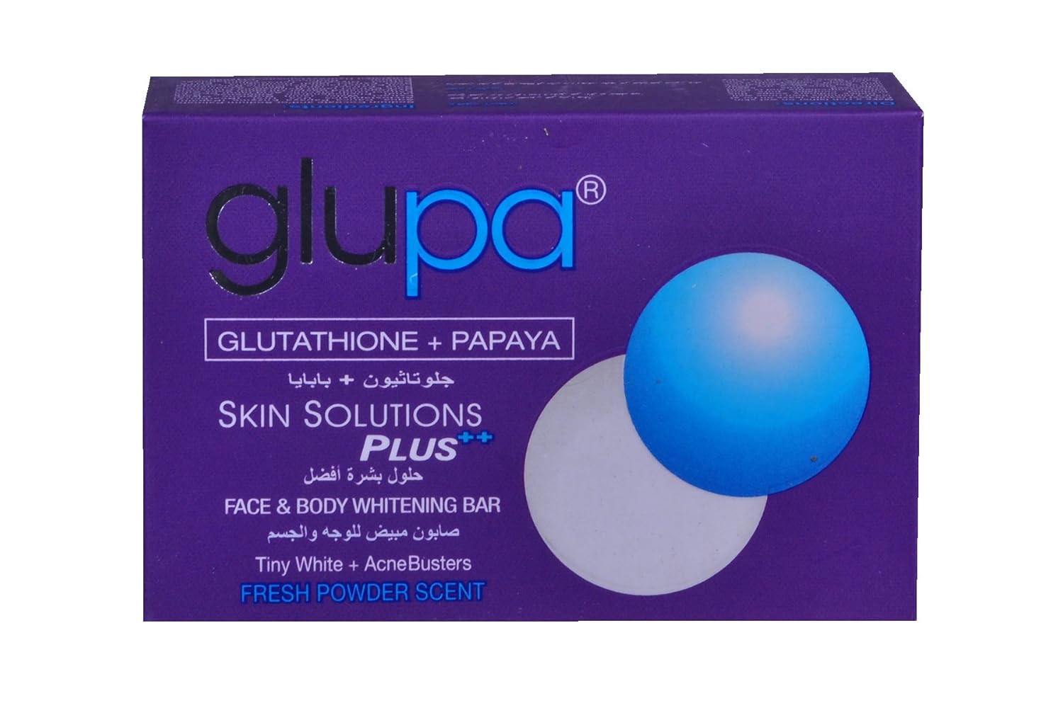 Glupa Glutathione Papaya Skin Solutions Plus/Whitening Face & Body Soap ...