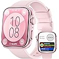 Lovouse Reloj Inteligente para Mujeres [46mm], Llamadas Bluetooth, Monitor Cardíaco/SpO2/Sueño ...