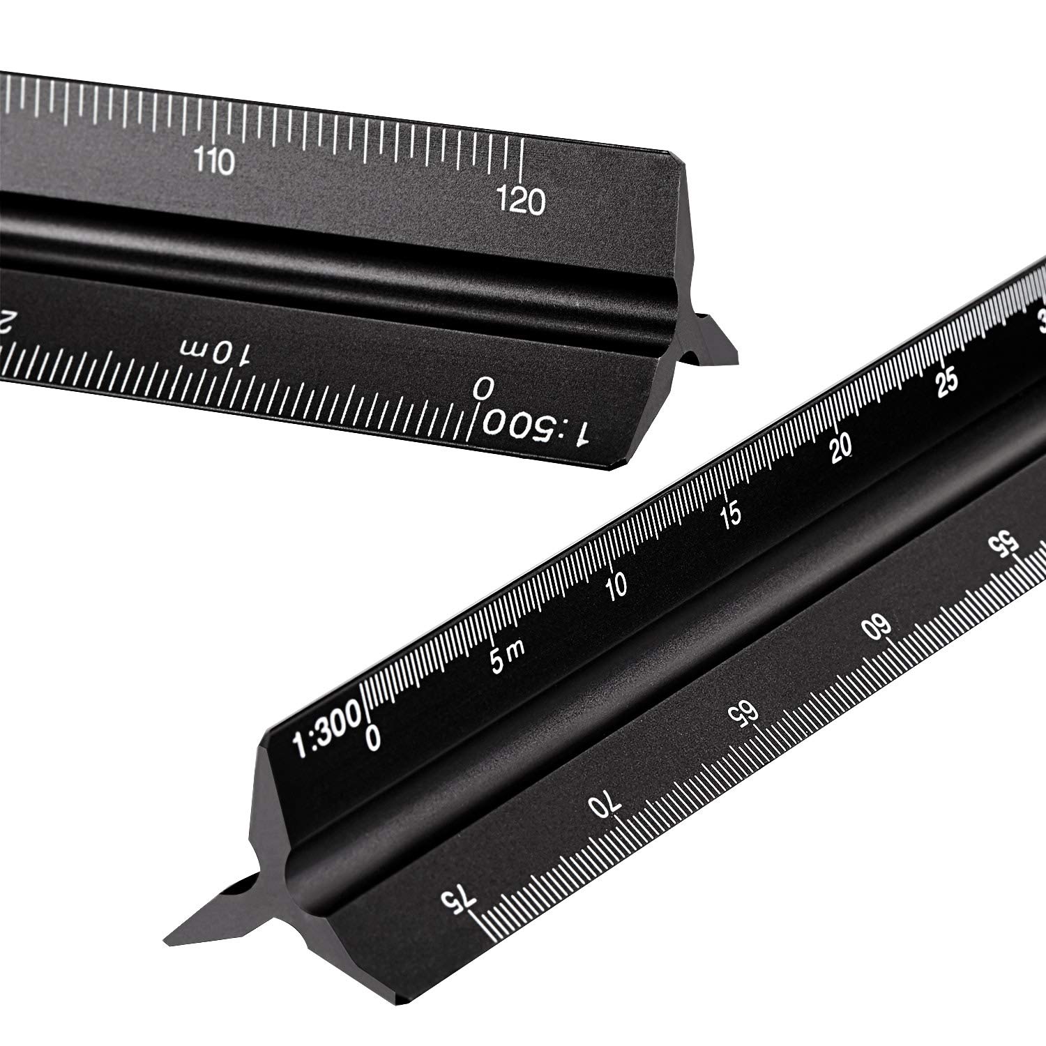 Mua 6 Pcs Triangular Ruler Set 12 Inch Engineering Scale Aluminum ...