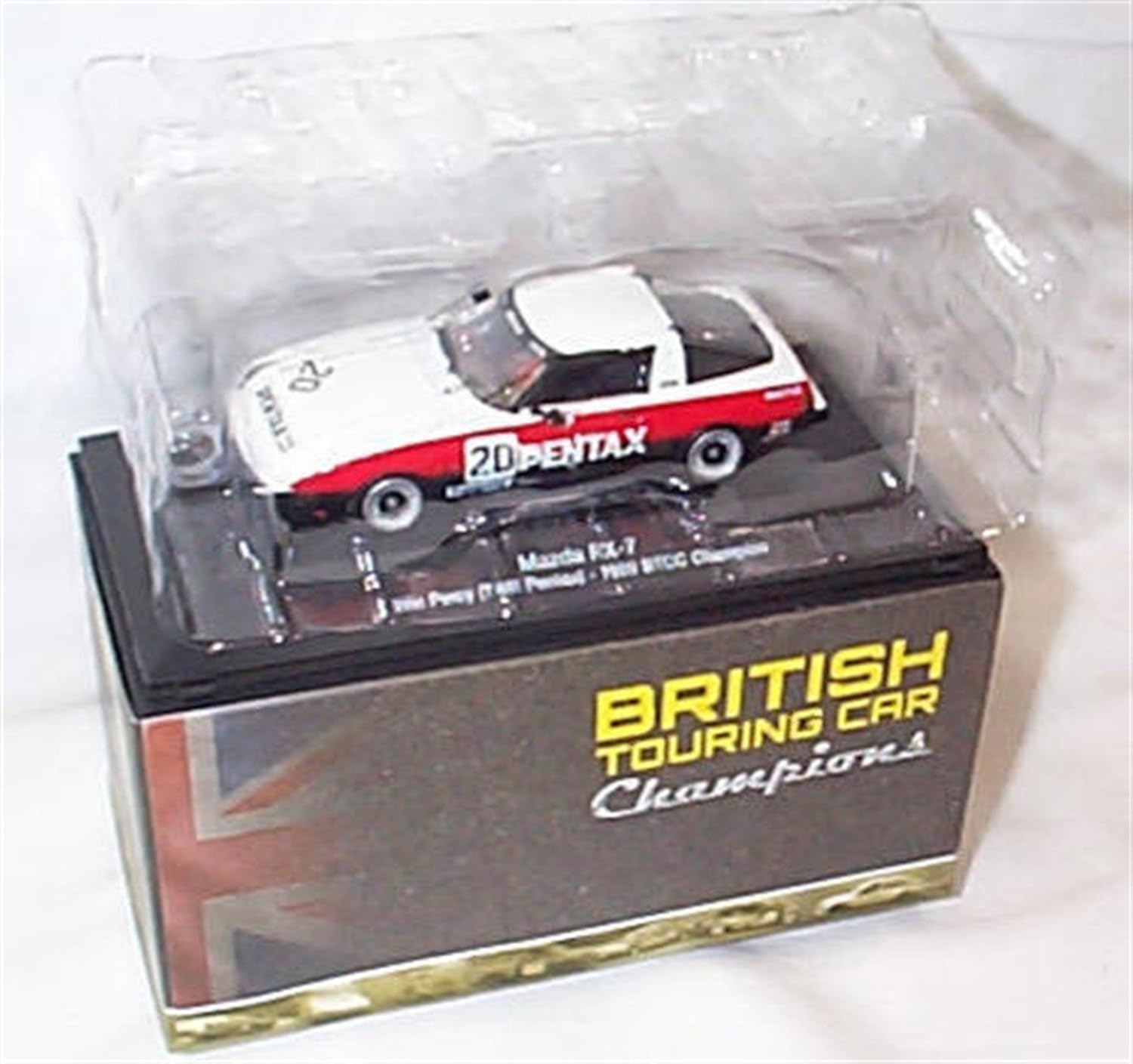 atlas editions Red / White Mazda RX-7 1980 BTCC Champion Car 1:43 scale ...