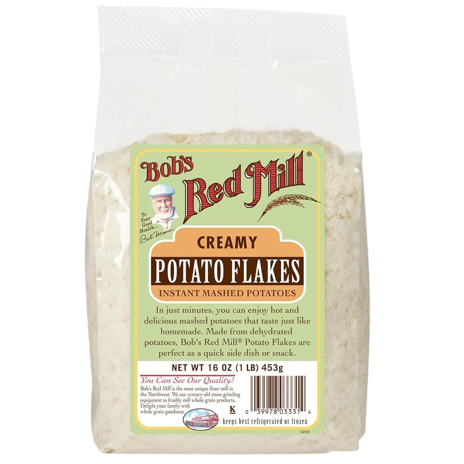 Bobs Red Mill Creamy Mashed Instant Potato Mix Flake, 16 oz: Amazon.co ...