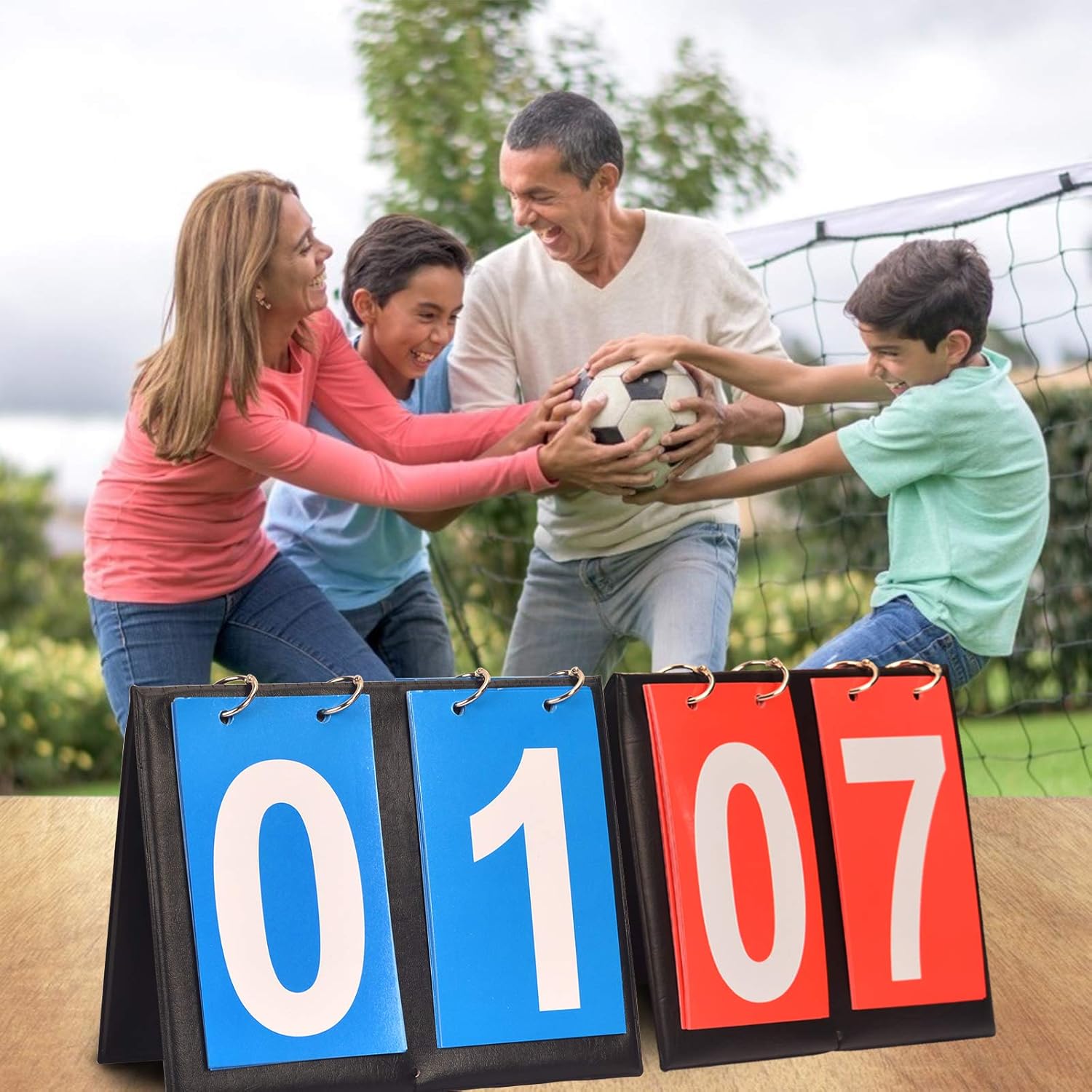 LOPOTIN 2Pcs Tabletop Scoreboard Digital Portable Score Board Score ...