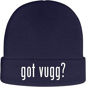 One Legging it Around got Vugg? - Soft Adult Beanie Cap, Navy at Amazon ...