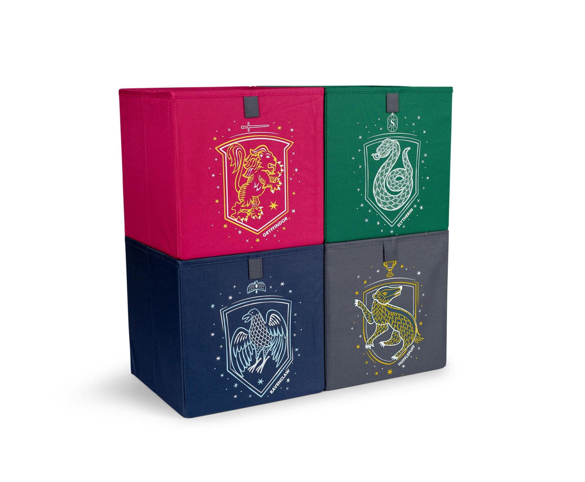 Mua Ukonic Harry Potter Hogwarts Houses 11-Inch Storage Bin Cube ...
