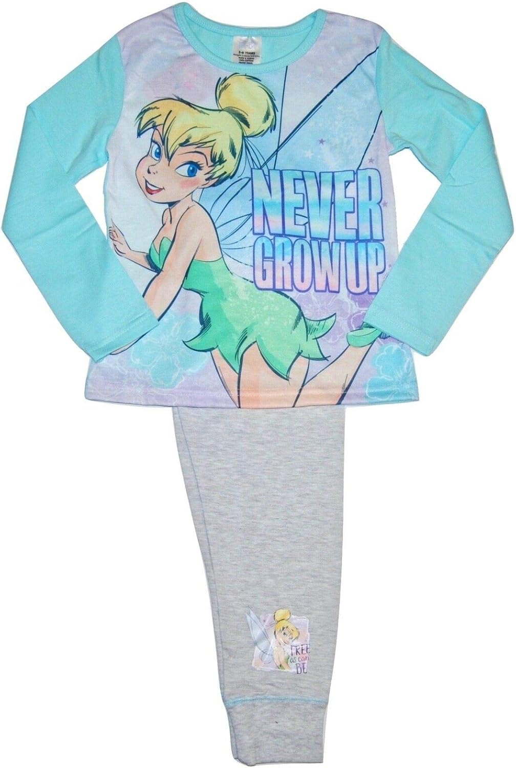 Character Linens Tinkerbell Girls Pyjamas Pjs - Sizes 5-12 Years (11-12 ...