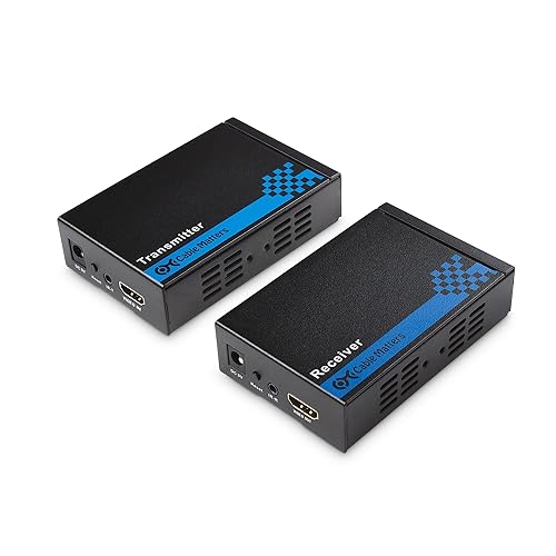 Cable Matters Wall Mount HDMI Extender (HDMI Over Ethernet Cable) with ...