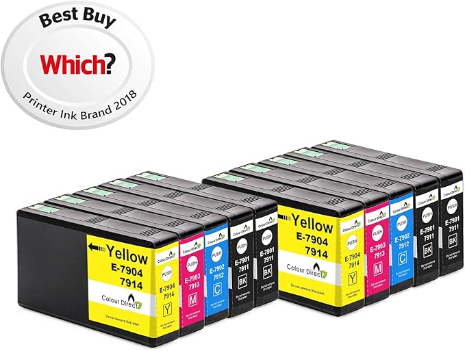 Colour Direct Compatible with Ink Cartridges Epson 79XL T7901 / T7902 ...