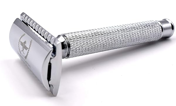 ROMAN EMPIRE SHAVING Caesar Double Edge Safety Razor with 20 Blades ...