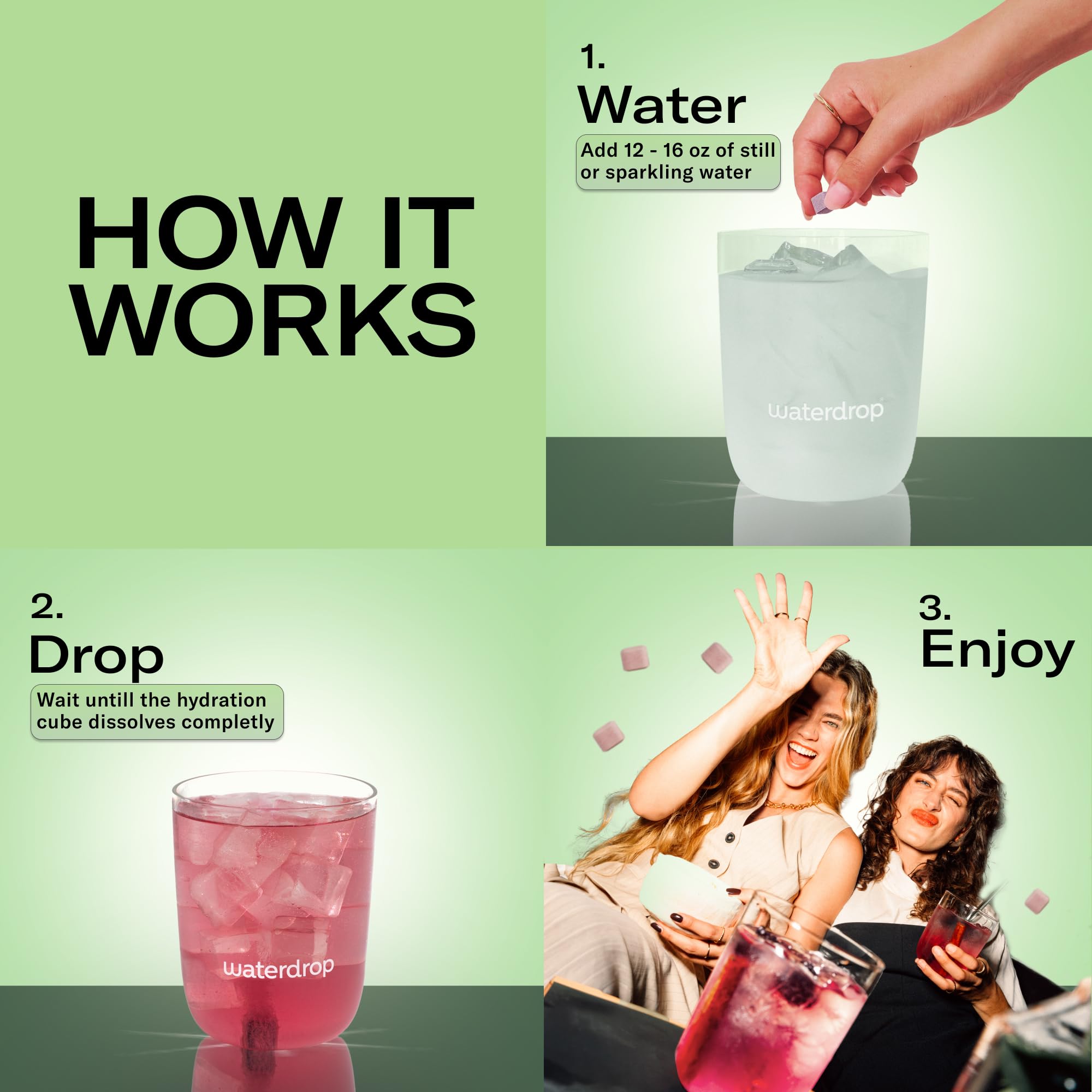 Mua Waterdrop Hydration Cubes With Vitamin C, B Vitamins and ...
