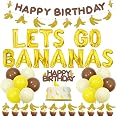 Amazon.com: kreat4joy Banana Birthday Decorations, Lets Go Bananas ...
