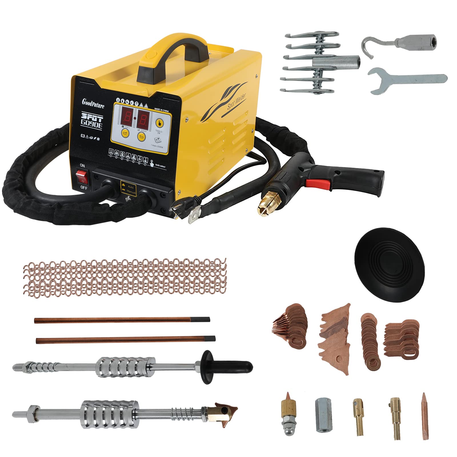 Mua 110V Stud Welder Spot Dent Puller 3KW Car Body Panel Repair Kit ...