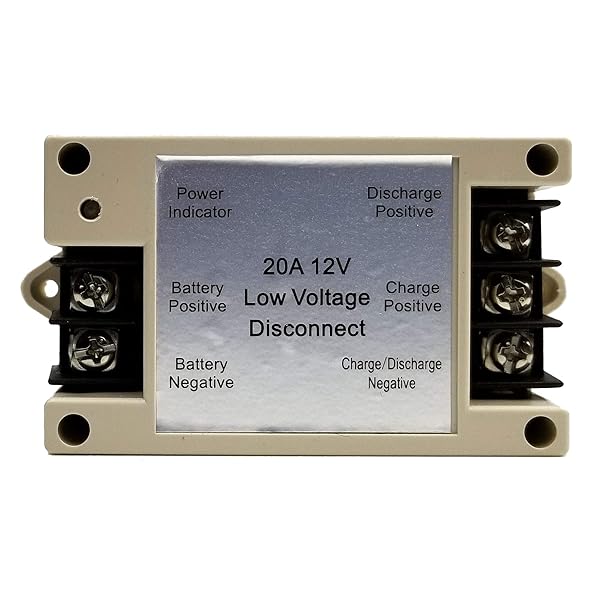 Low Voltage Disconnect LVD Module 20 Amp 12V Protect Prolong Battery ...