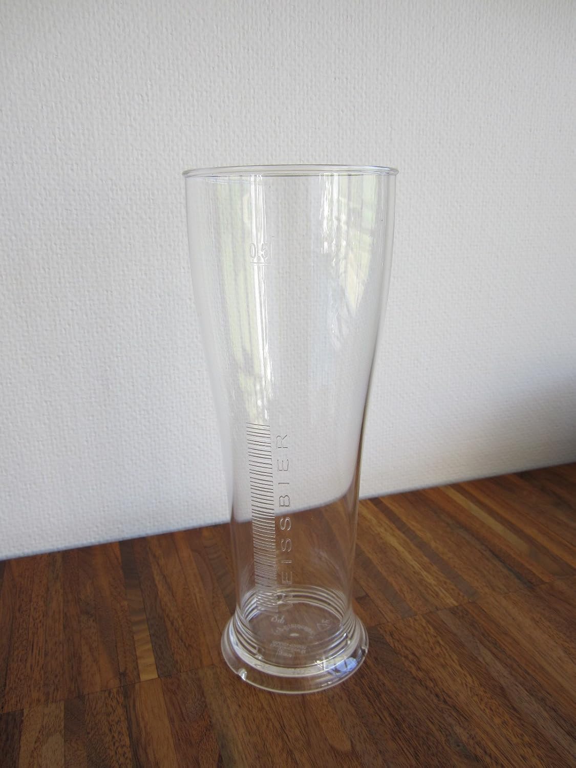 Weizenbierglas - 0,5l aus Kunststoff 2. Wahl: Amazon.de: Küche & Haushalt