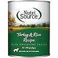 NutriSource Wet Dog Food, Turkey and Rice, 13 Ounce (Pack of 12): Pet ...