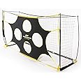 Amazon.com: PodiuMax 12 x 6FT Soccer Goal Target Nets with Highlighted ...
