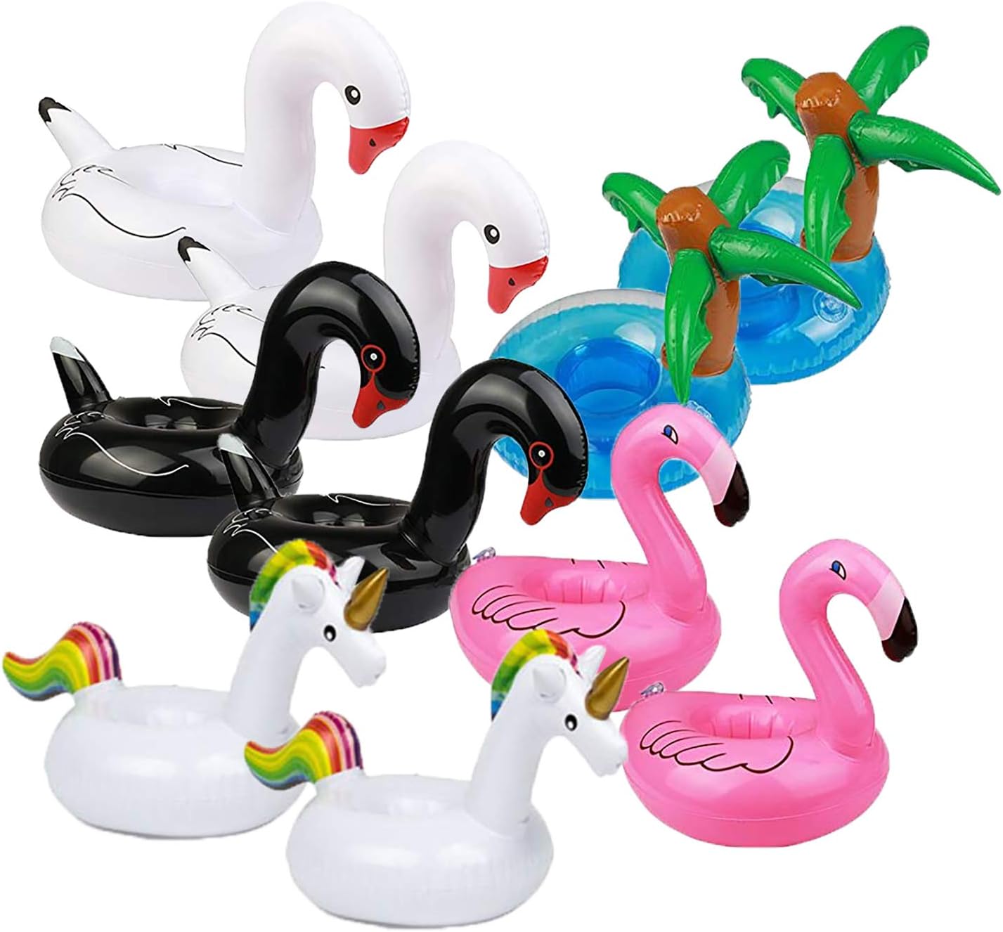 AcserGery Inflatable Drink Holders, Floating Beer Shelves Bath After ...