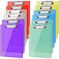 Amazon.com : MIAHART 12PCS Plastic Clipboards A4 Letter Size Clipboard ...