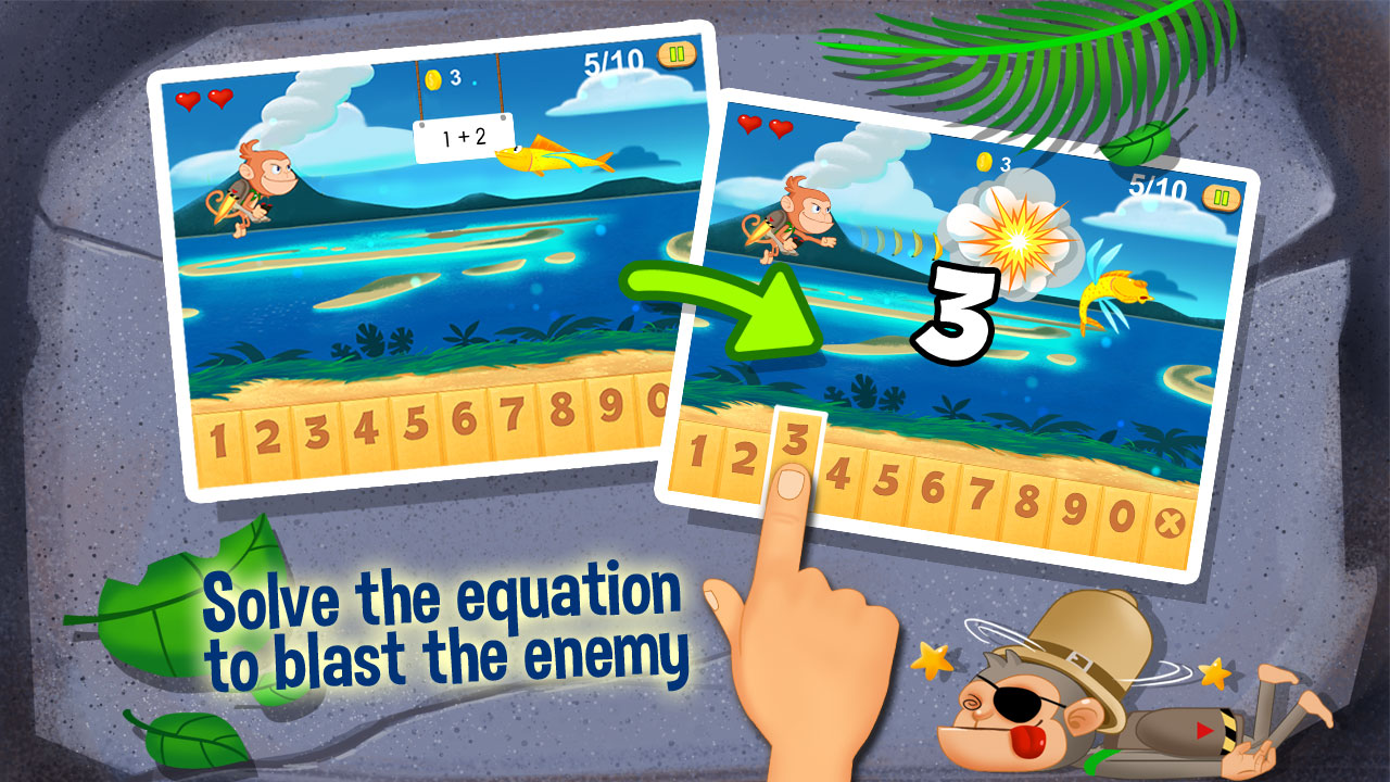 Monkey Maths - Avventura Jetpack Gratis:Amazon.it:Appstore for Android
