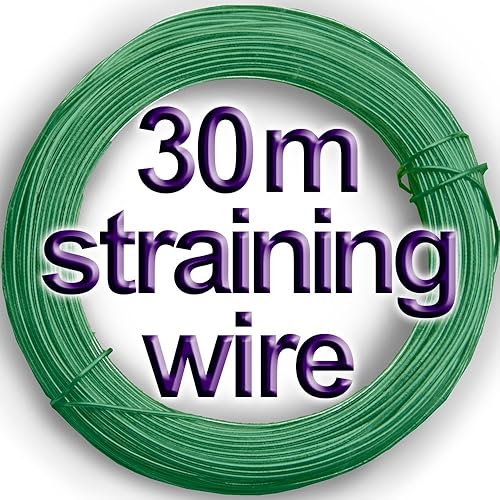 Straining Line Fencing Wire 2.5mm x 100mm PVC Coated Steel Cable ...