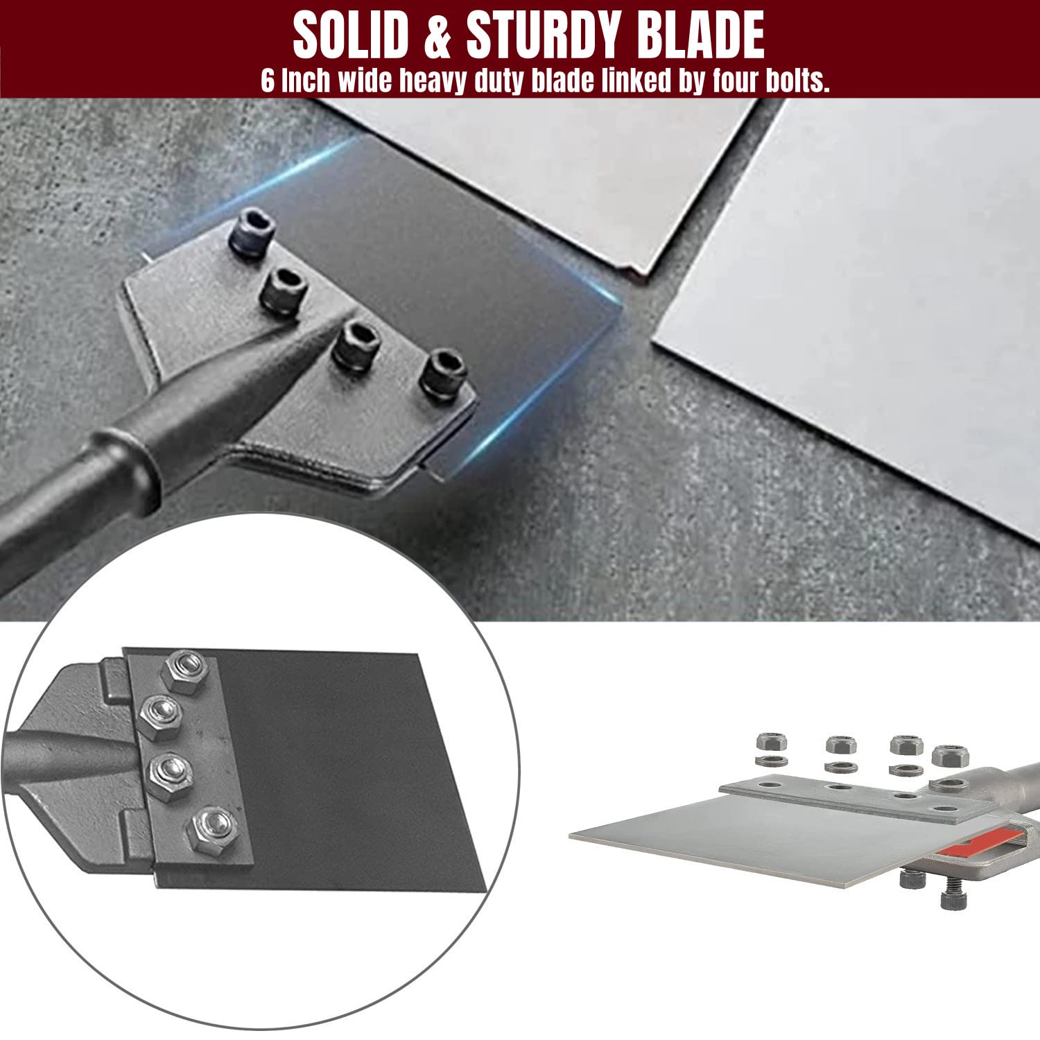 Mua Nisorpa 25 Inch SDS Max Floor Scraper Heavy Duty Blade Scraper Tile ...