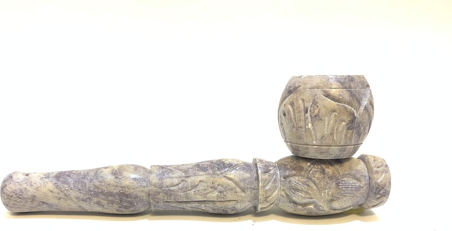 5 INCH Stone 420 Hand Pipe - BigaMart