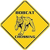 Amazon.com : Bobcat Crossing Sign Bobcat Sign Bobcat Gift Animal Wall ...