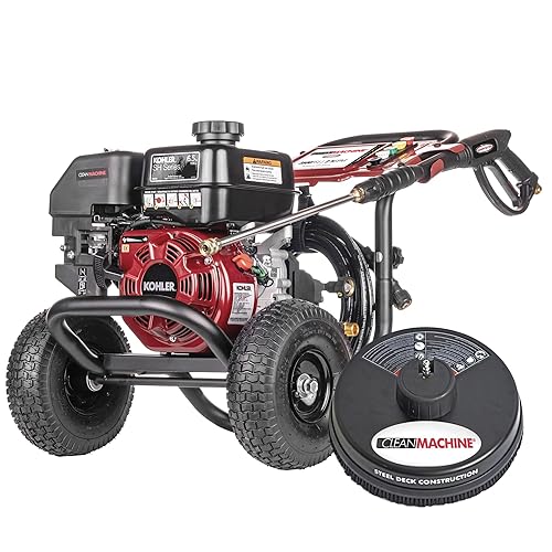Simpson Cleaning 3500 PSI Gas Pressure Washer and 15-Inch Surface ...