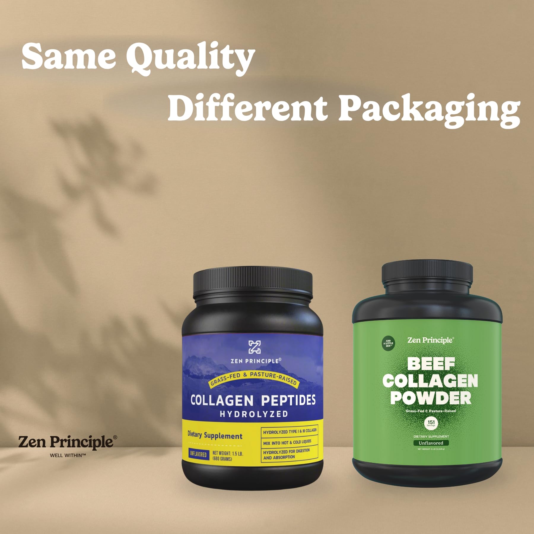 Mua Zen Principle Grass-Fed Agglomerated Collagen Peptides 5 lb. Anti ...