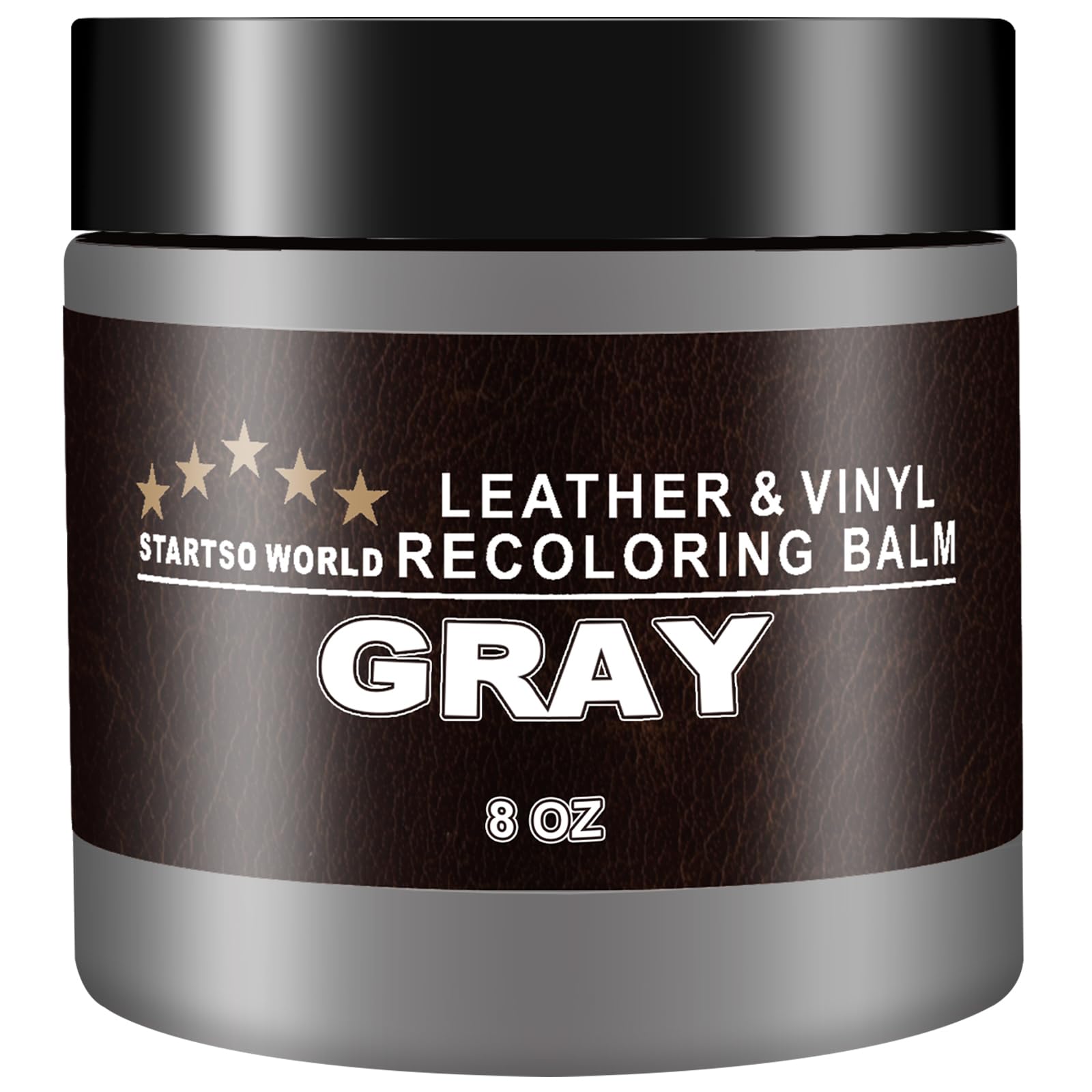 STARTSO WORLD Leather Recoloring Balm, Gray Leather Repair Kit for ...