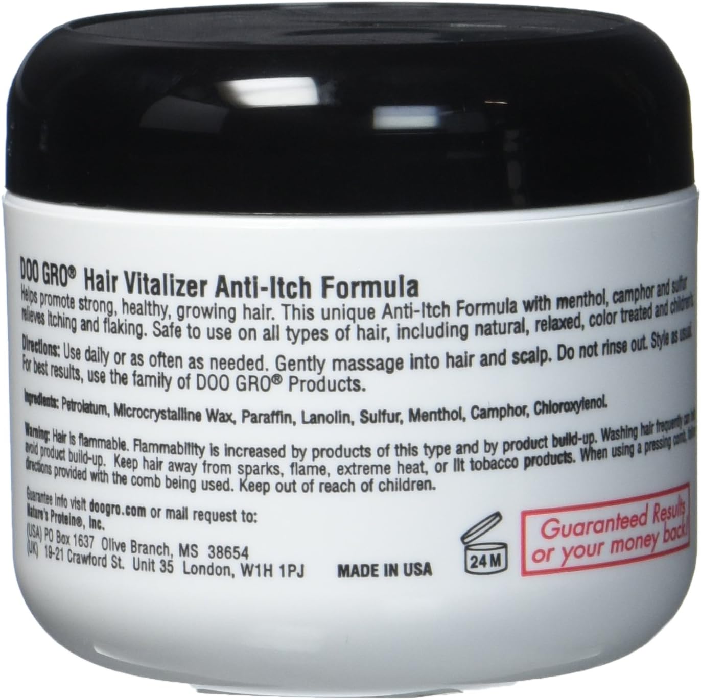 Doo Gro Hair Vitalizer Anti Itch Formula Jar 100 ml/4 oz – BigaMart