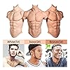 SUAISKR Oil Free Silicone Muscle Suit 6th Realistic Male Fake Muscle ...