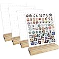 Amazon.com: 4 Pack Acrylic Enamel Pin Display Stand ,Tabletop Pin ...