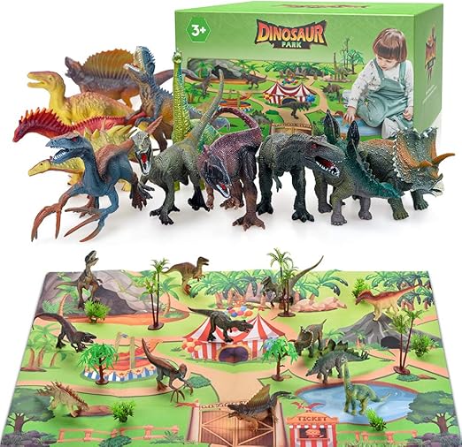 TICE Jouets de Dinosaure Cadeau pour Garçons Enfants, Figurines de ...
