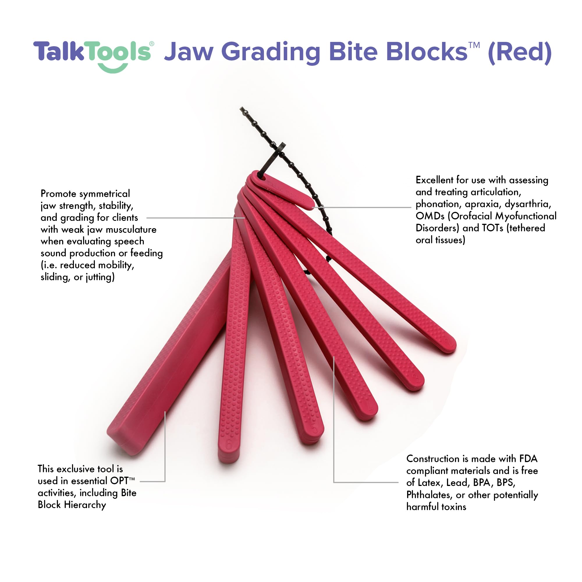 Mua TalkTools Dental Bite Blocks | Therapy Tools to Improve Chewing and ...