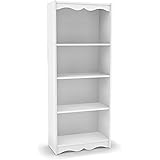 Amazon.com: Sonax Hawthorn 72-Inch Tall Bookcase, Frost White ...