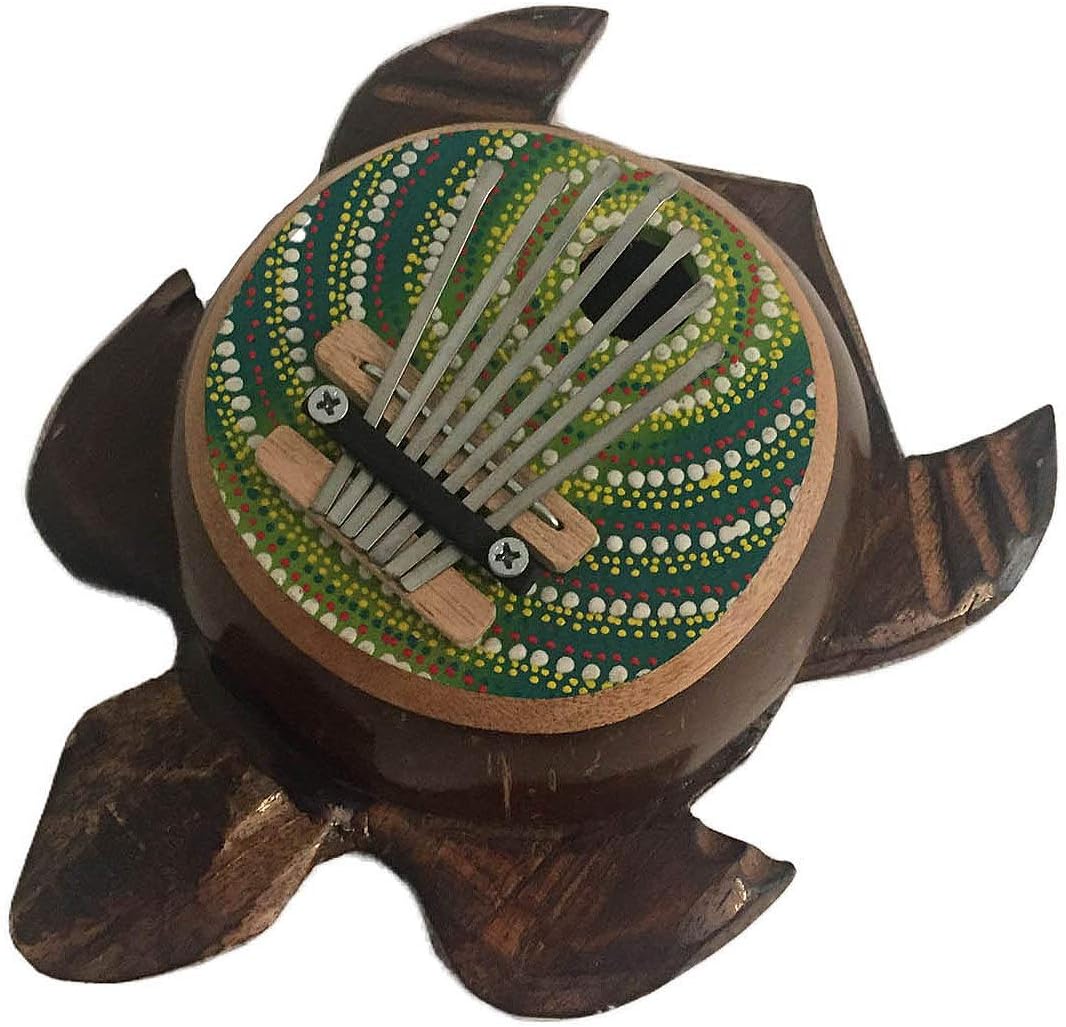 Amazon.com: Turtle Shaped Kalimba Mbira Thumb Piano,Kalima Percussion ...