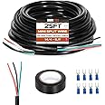 Iron Forge Cable 14/4 Mini Split Wire - 25ft, 300V, 14 Gauge 4 ...