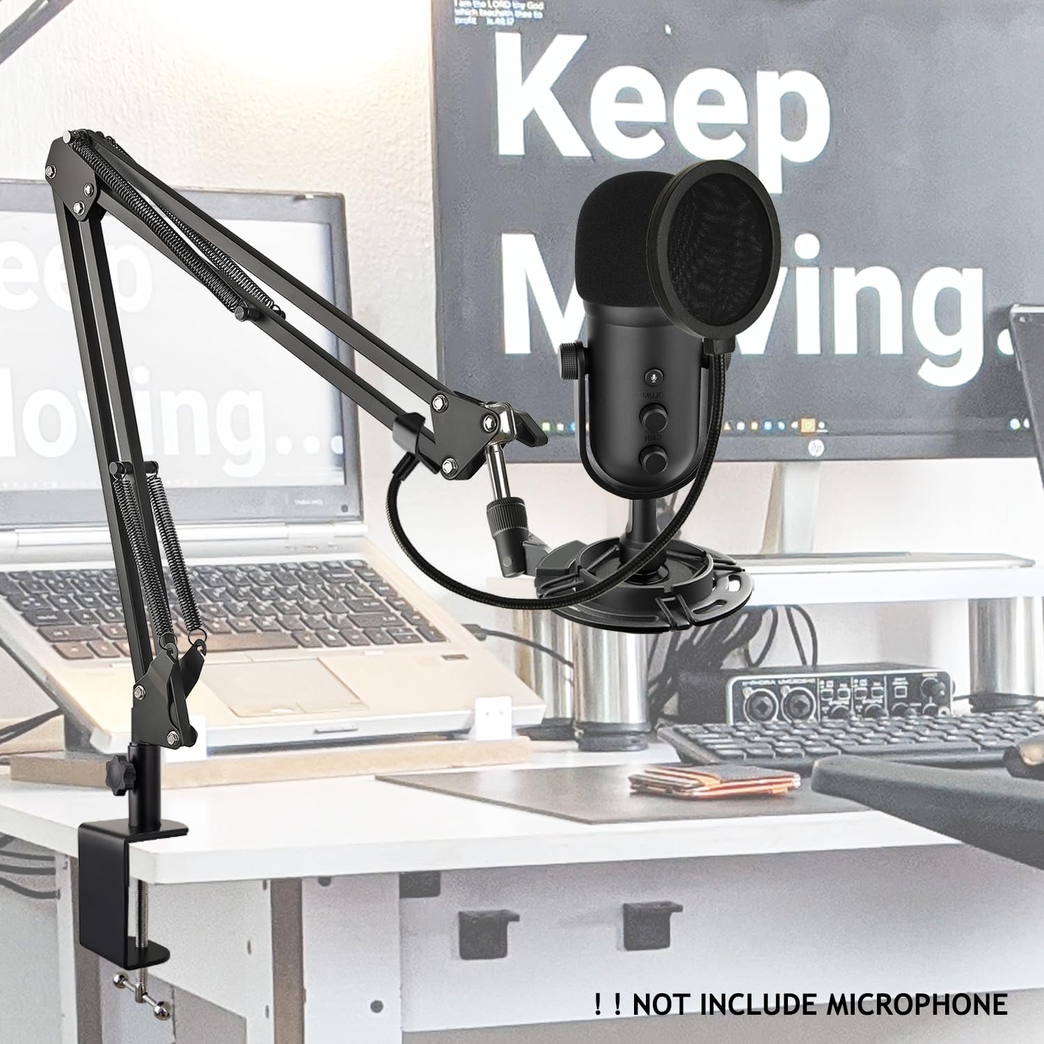 Fifine Boom Arm Microphone Boom Arm For Razer Seiren V2 Pro ...