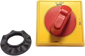 ABB OHYS2AJ Disconnect Switch, Selector Handle, Yellow, 6mm Shaft ...