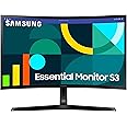 Amazon.com: SAMSUNG 24" Essential S3 (S36GD) Series FHD 1800R Curved ...