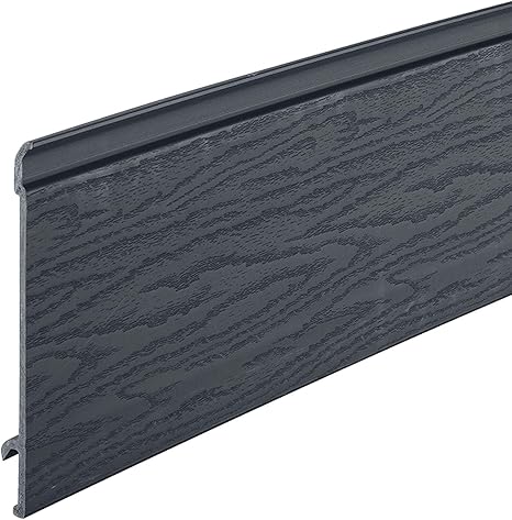 Anthracite Grey Coastline Shiplap Cladding Composite Board Grained ...