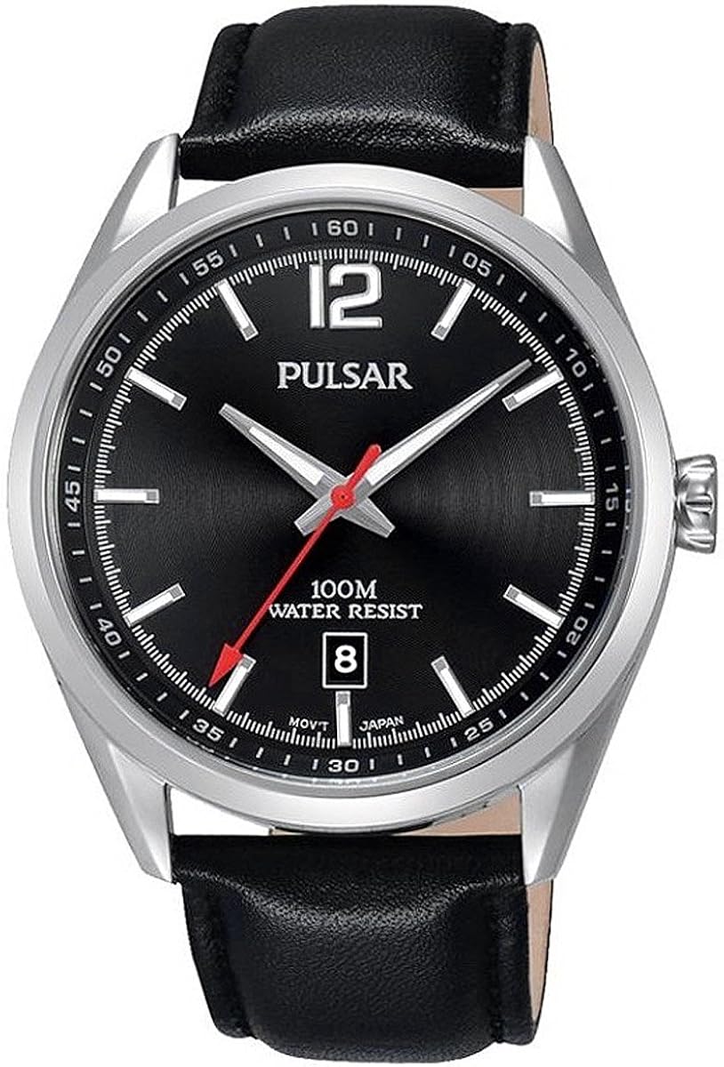 Pulsar Herren-Armbanduhr Sport Analog Quarz Leder PS9519X1 : Amazon.de ...