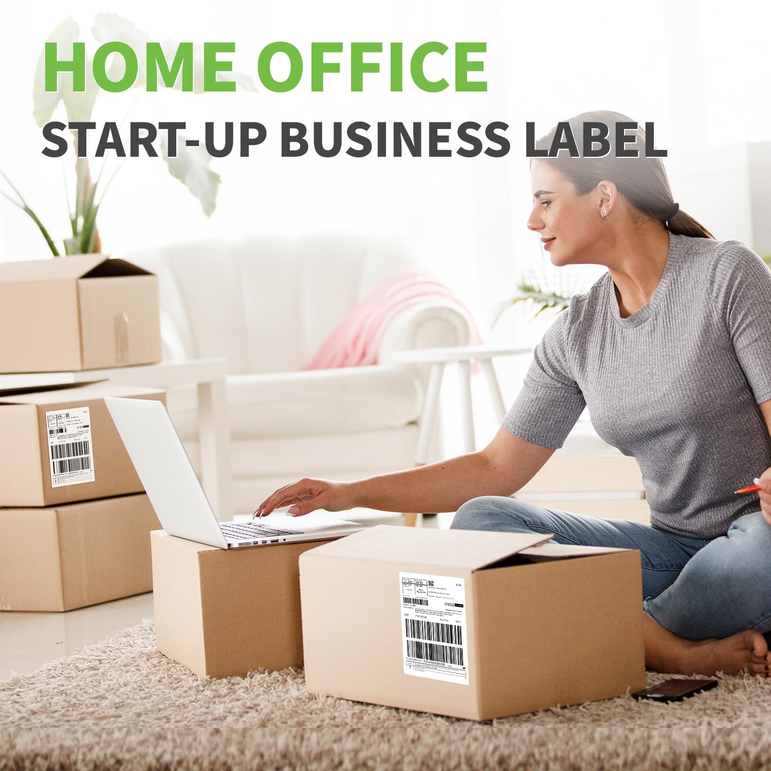 Mua Methdic 500 Labels Fanfold 4”x 6” Direct Thermal Shipping Labels ...