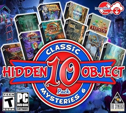 Amazon.com: Hidden Object Classic Mysteries 6 - 10 Great Games ...
